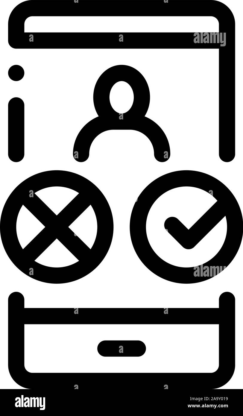 Phone Call Icon Vector Outline Illustration Stock Vector Image & Art ...