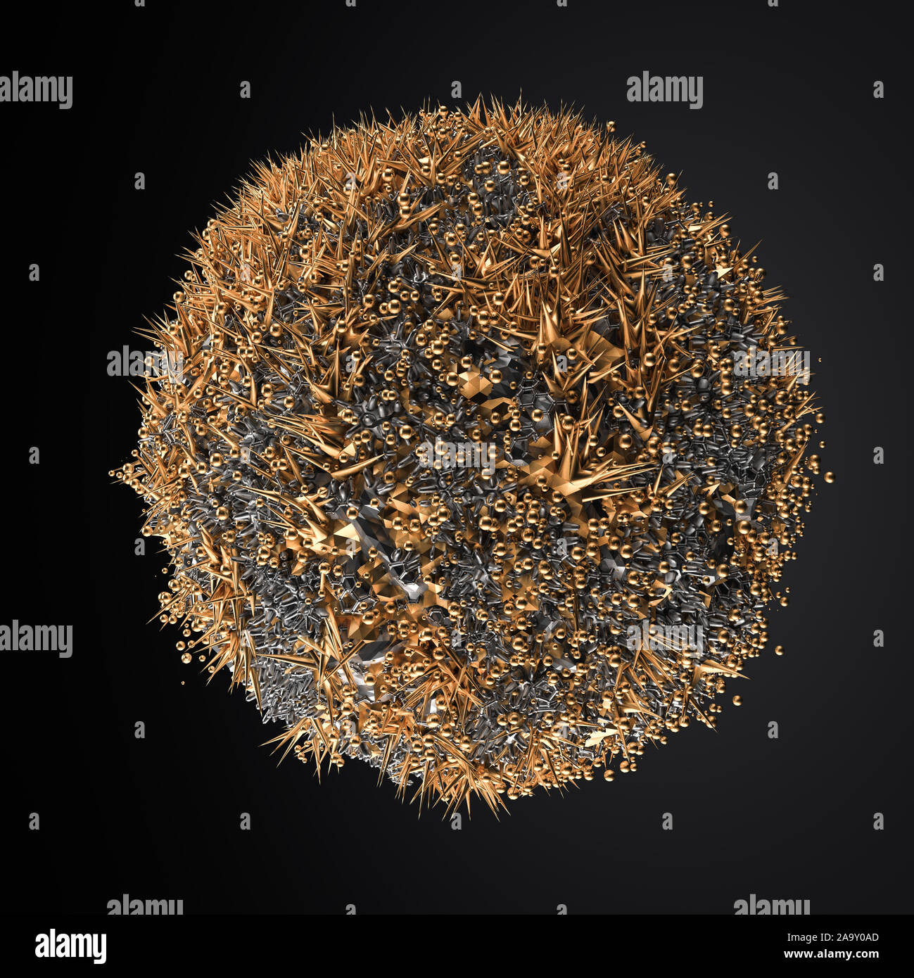 Abstract balloon particle. 3d rendering 3d illustration Stock Photo - Alamy
