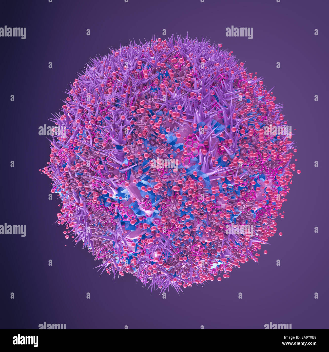 Abstract balloon particle. 3d rendering 3d illustration Stock Photo - Alamy