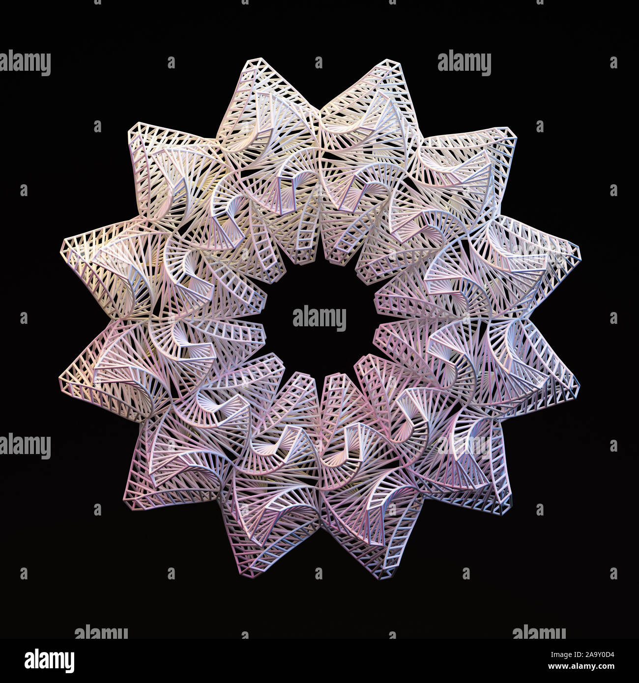 Abstract form. 3d rendering 3d illustration Stock Photo - Alamy