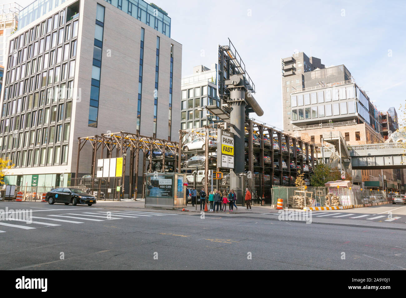 Automated Vehicle Storage System Parking lot, Chelsea New York City ...