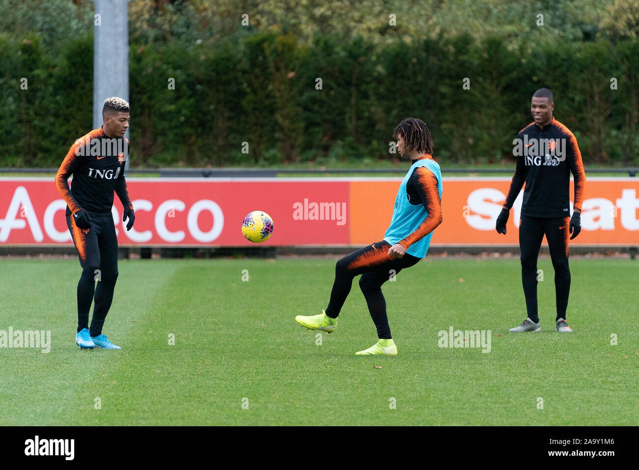 18 november 2019 Zeist, the Netherlands Soccer Training and press ...
