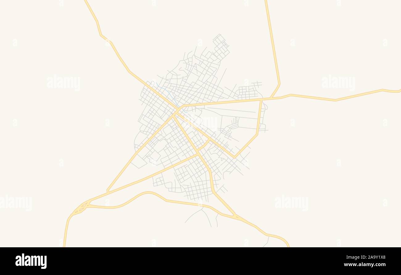 Printable street map of Carora, Venezuela. Map template for business ...