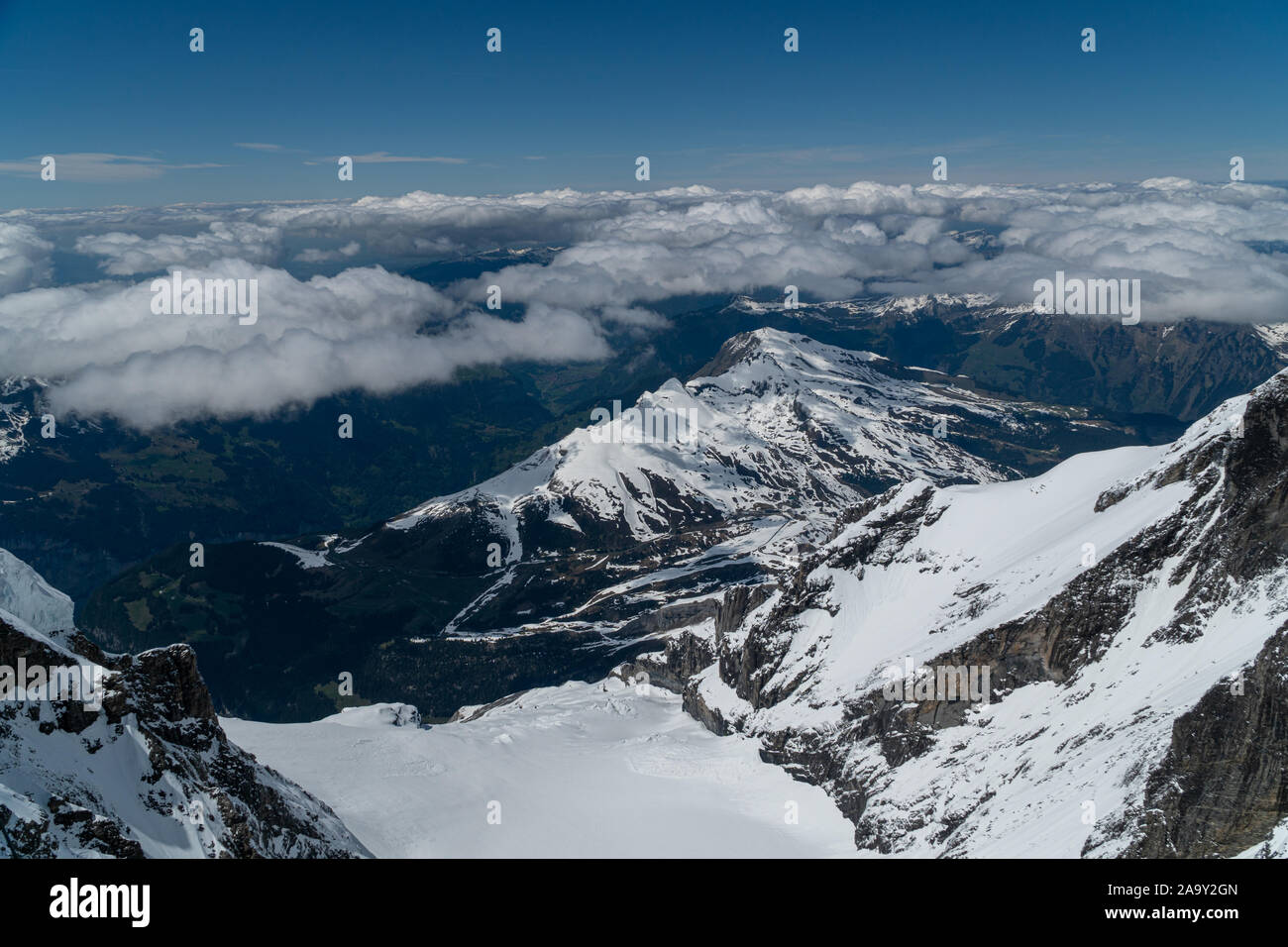 Aerial ski slope during summer hi-res stock photography and images - Alamy