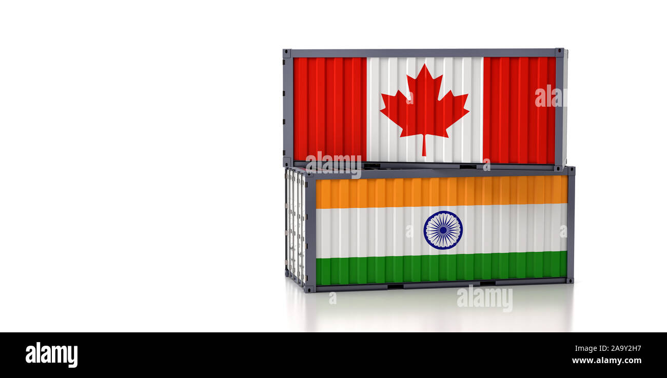 India shipping container Cut Out Stock Images & Pictures - Alamy