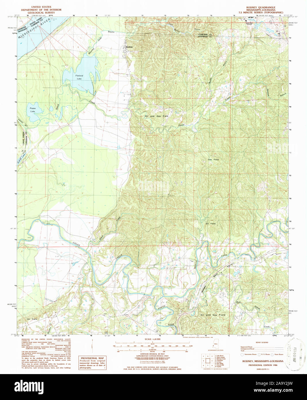 Map of rodney mississippi hi-res stock photography and images - Alamy