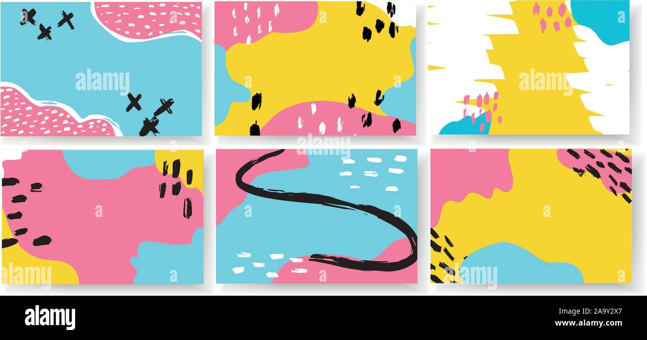 Memphis style concept Cut Out Stock Images & Pictures - Alamy