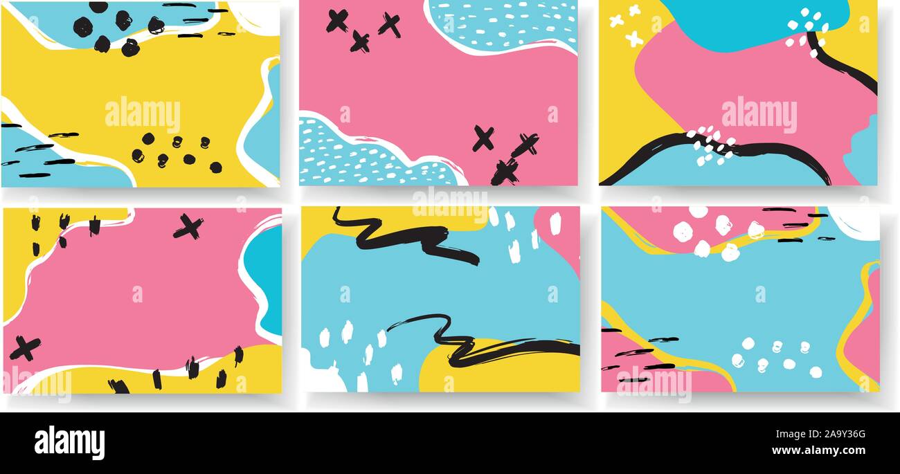 Memphis style concept Cut Out Stock Images & Pictures - Alamy