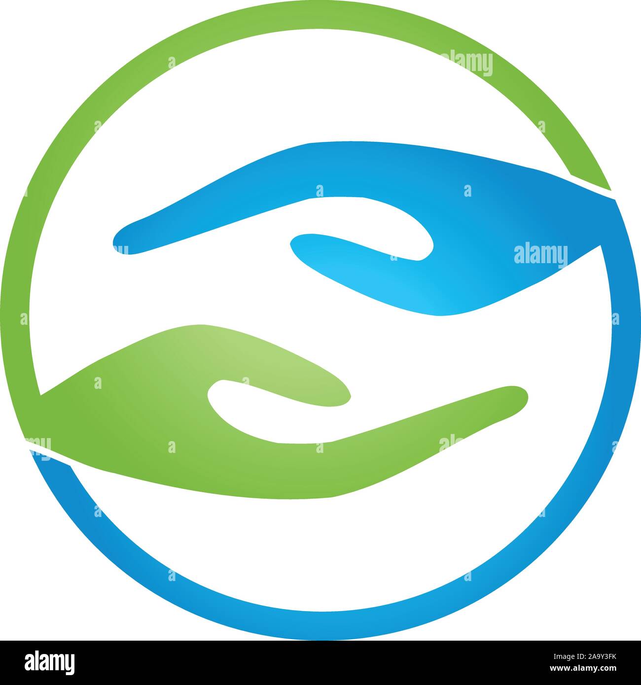 Hands, massage, helper, logo Stock Vector Image & Art - Alamy