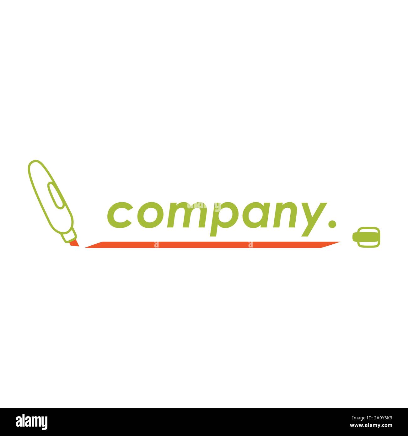 Marker pen, pen, text, business, logo Stock Vector Image & Art - Alamy