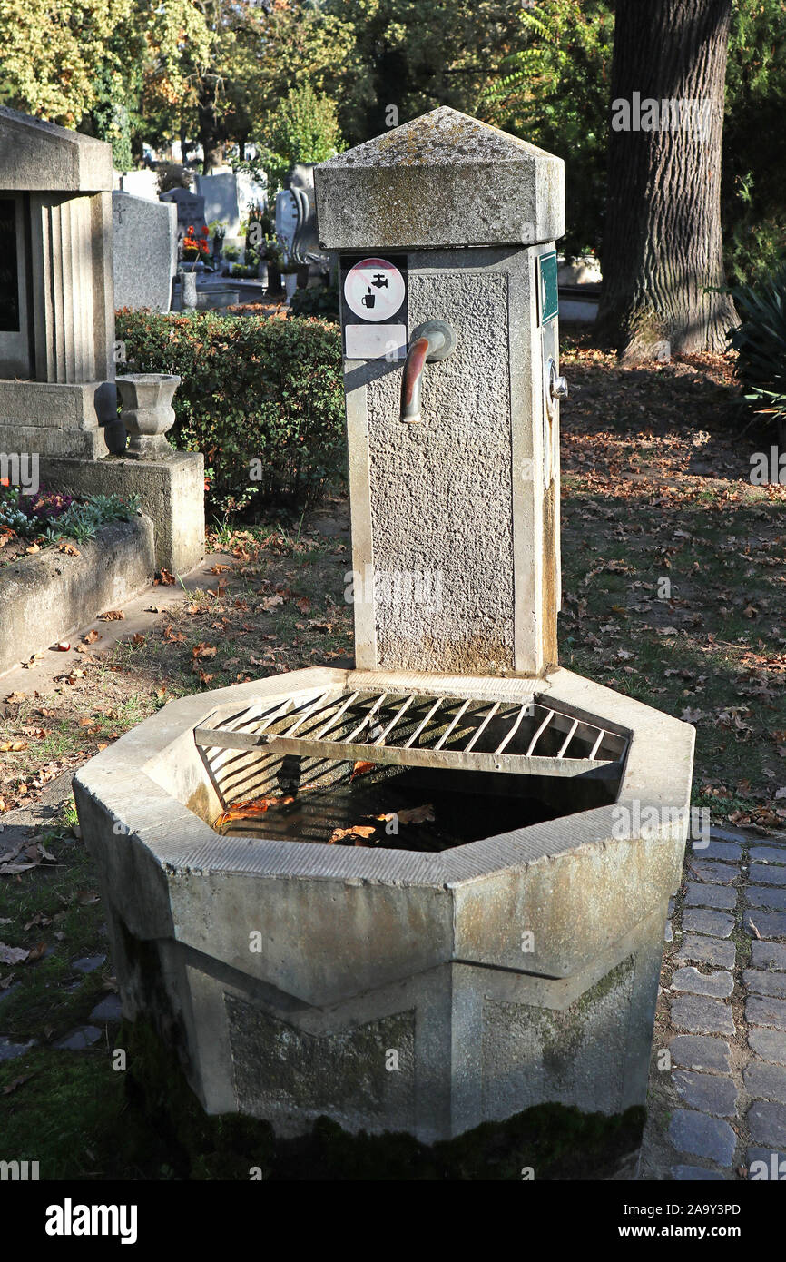 Water well in the public cemetery Stock Photo - Alamy