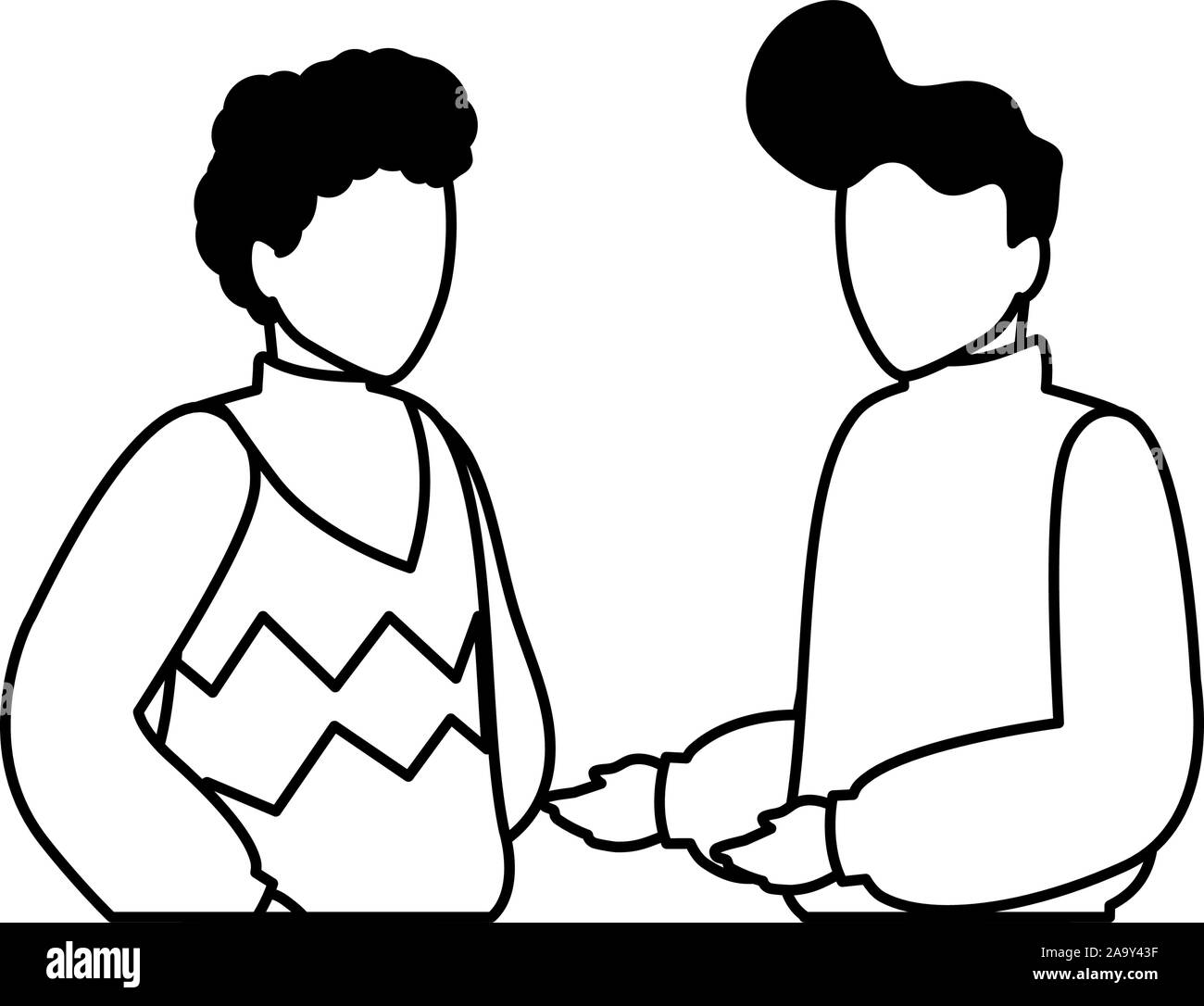 young men on white background vector illustration design Stock Vector ...