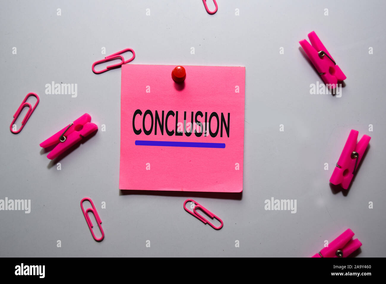 Conclusion marker hi-res stock photography and images - Alamy