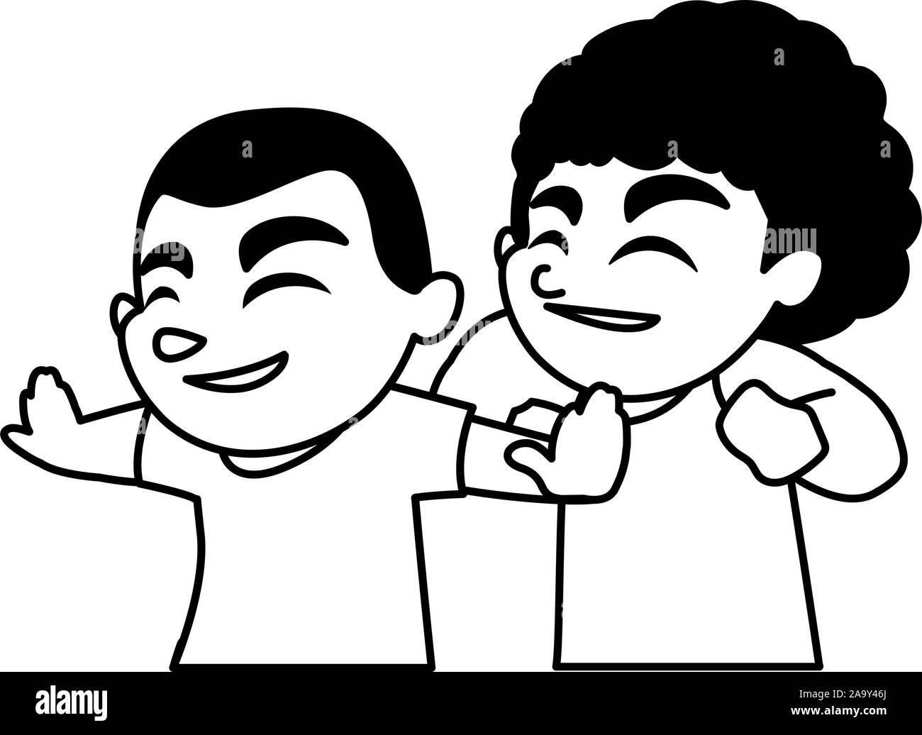 men faceless with different poses on white background vector ...