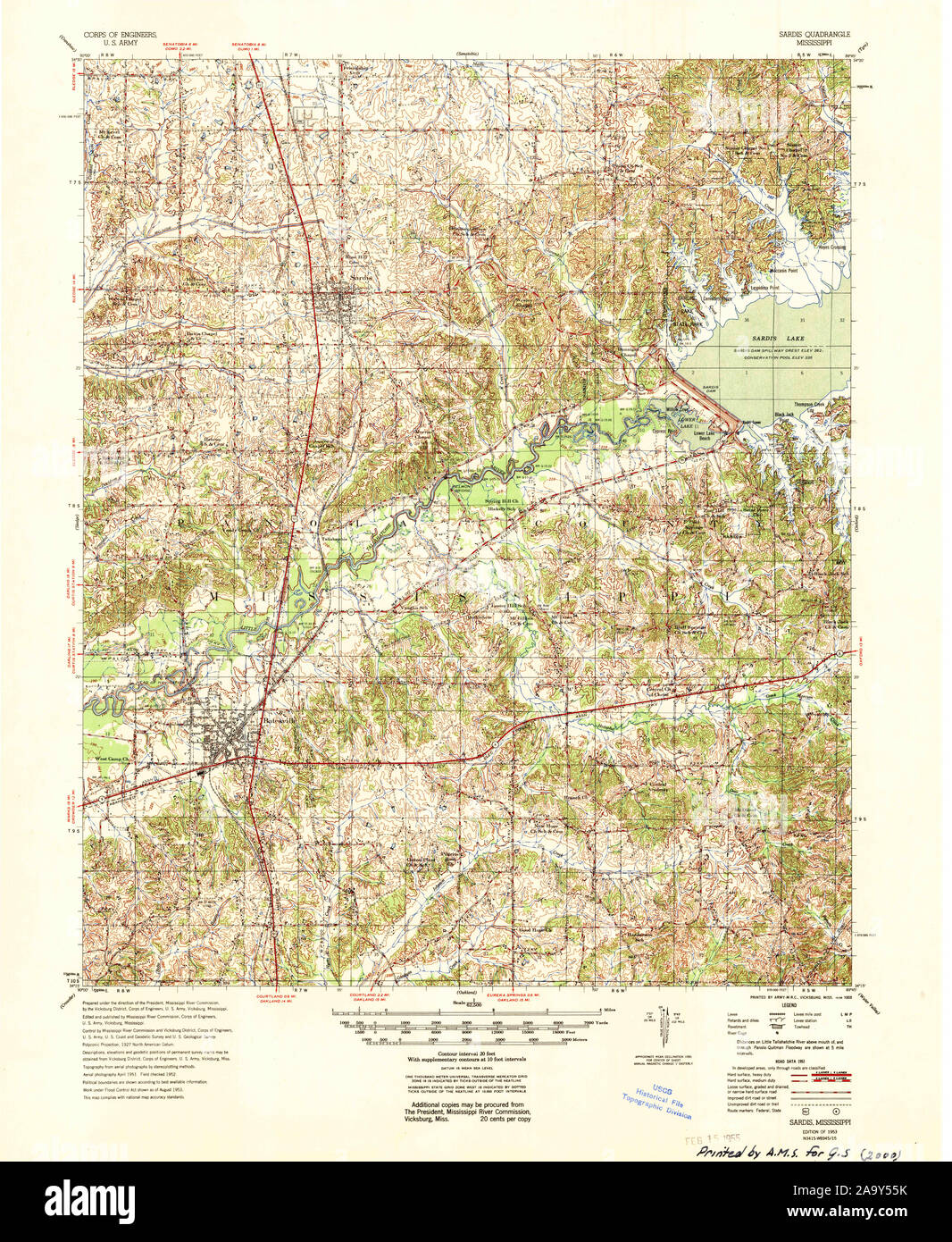 Map of sardis hi-res stock photography and images - Alamy
