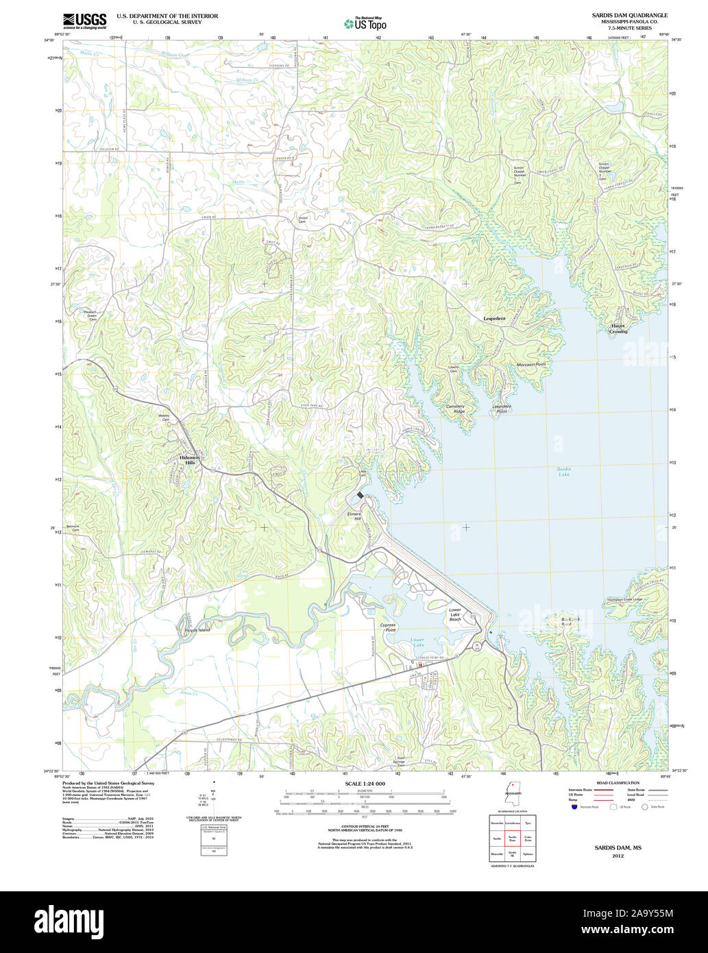 Sardis dam hi-res stock photography and images - Alamy