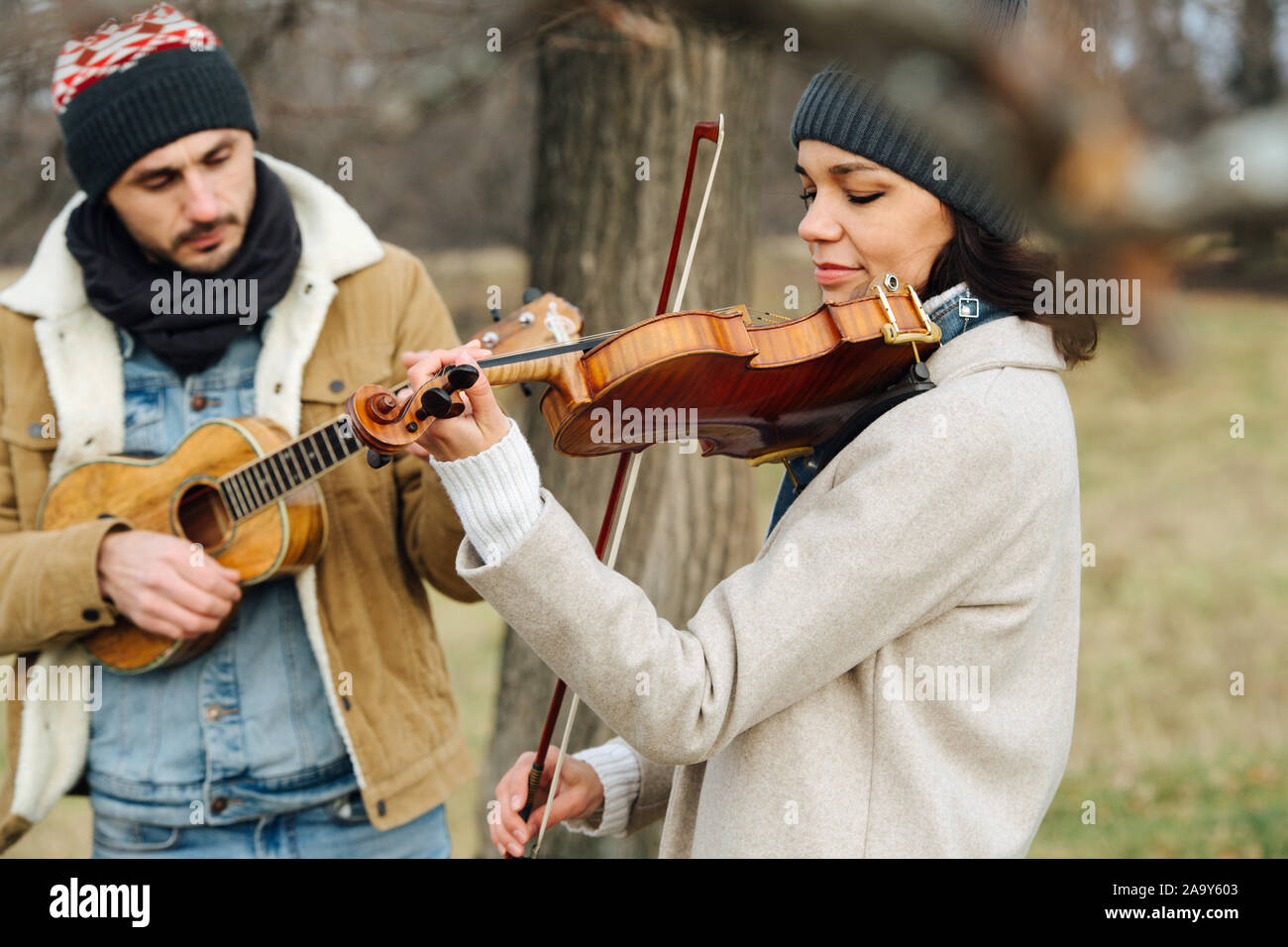 Male female musicians well dressed hi-res stock photography and images ...