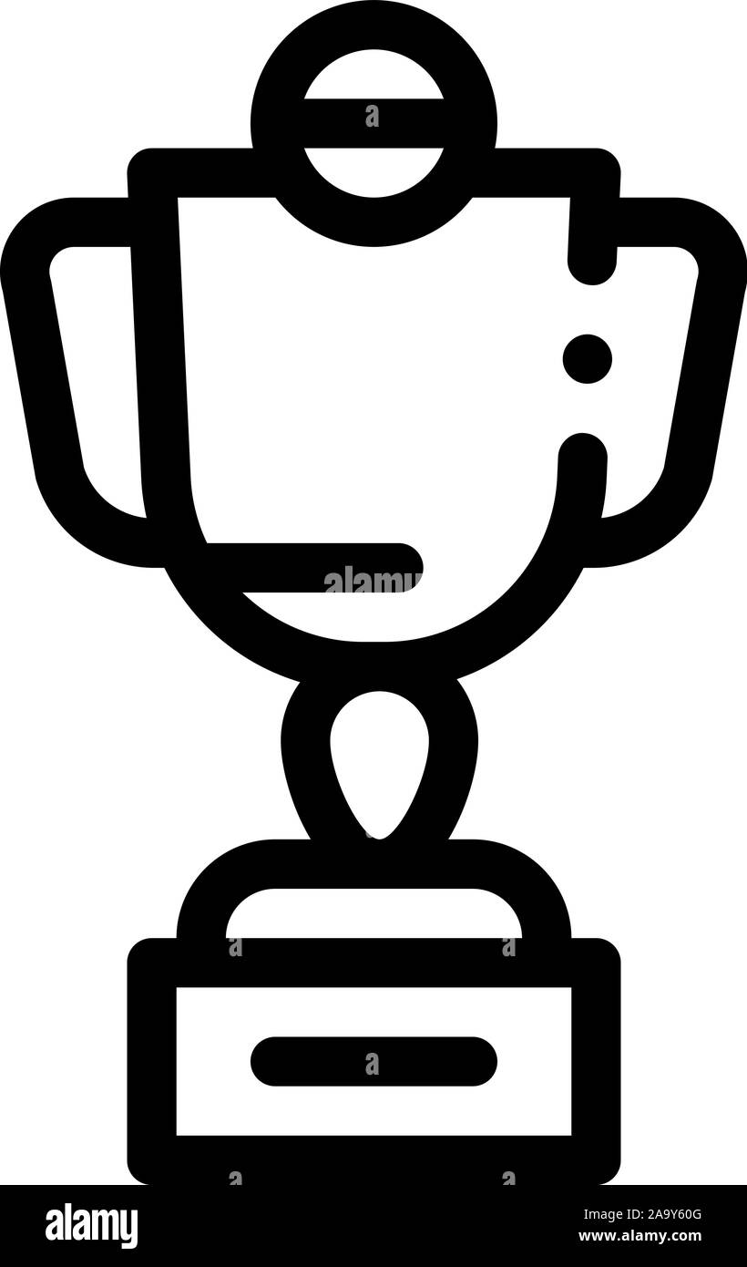 Champion Cup Icon Vector Outline Illustration Stock Vector Image & Art ...