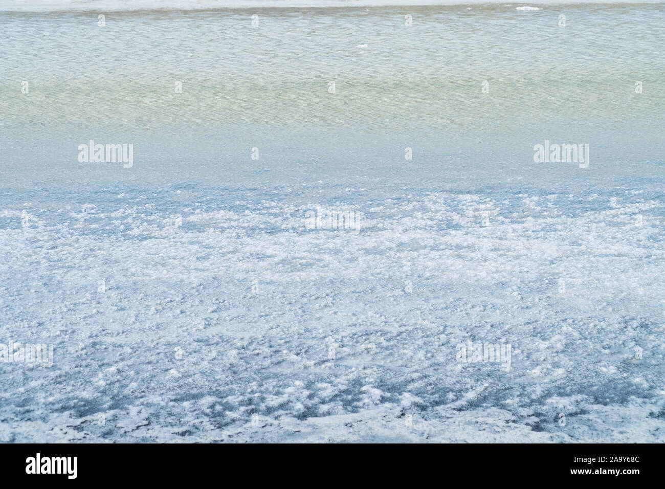 Salt of an salt see with various colours Stock Photo - Alamy