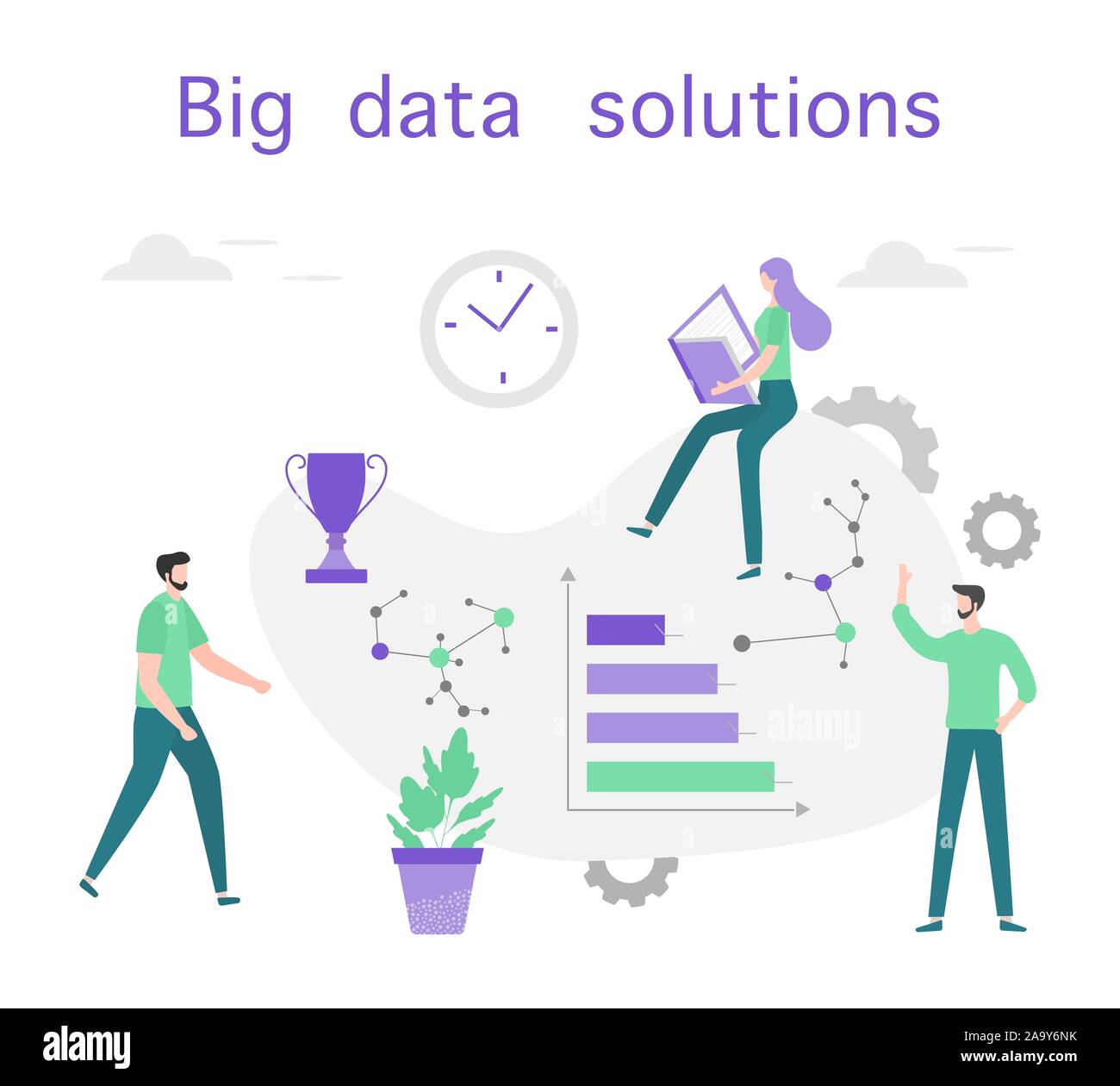 Plan de service Stock Vector Images - Alamy