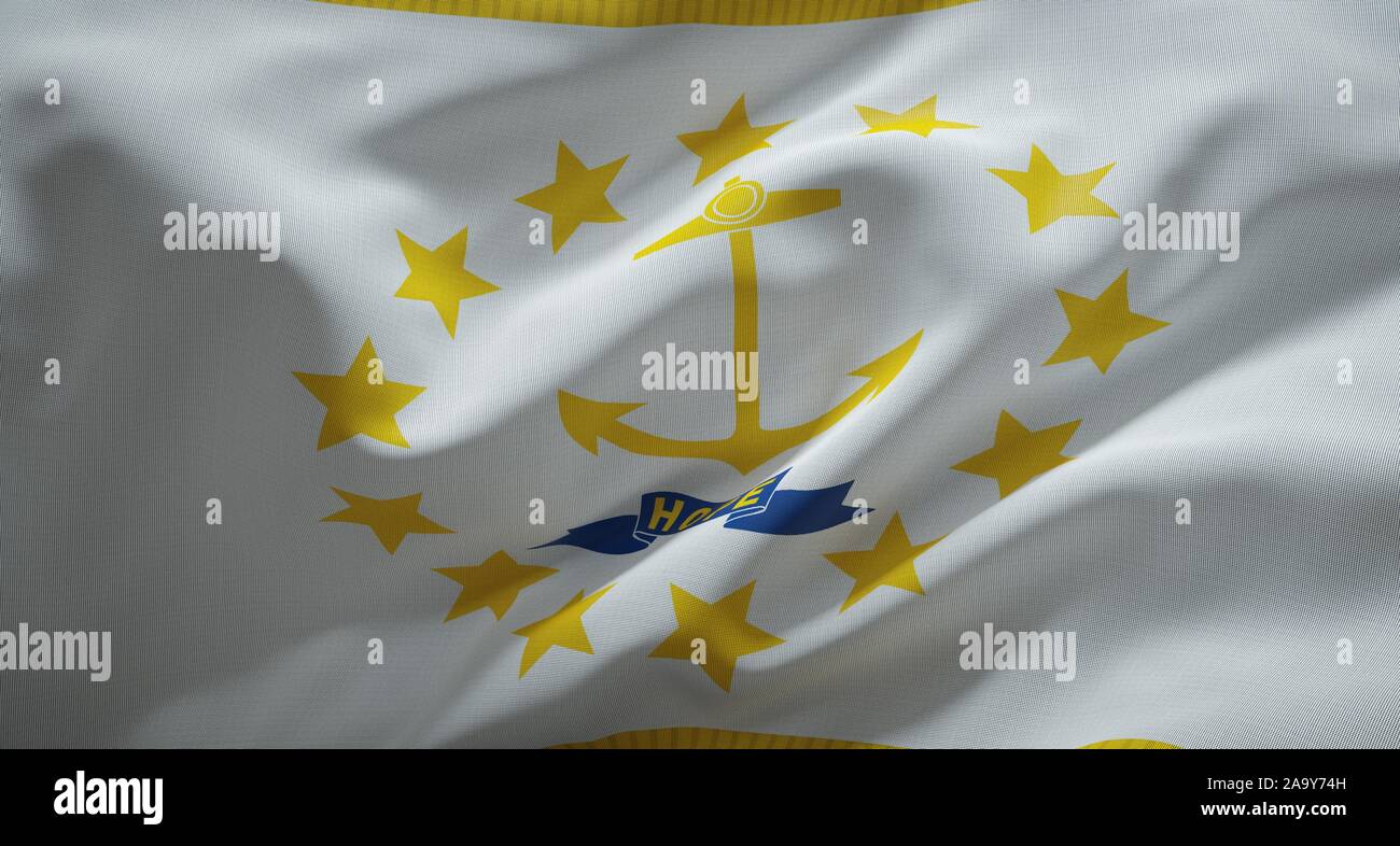 Rhode island flag background hi-res stock photography and images - Alamy