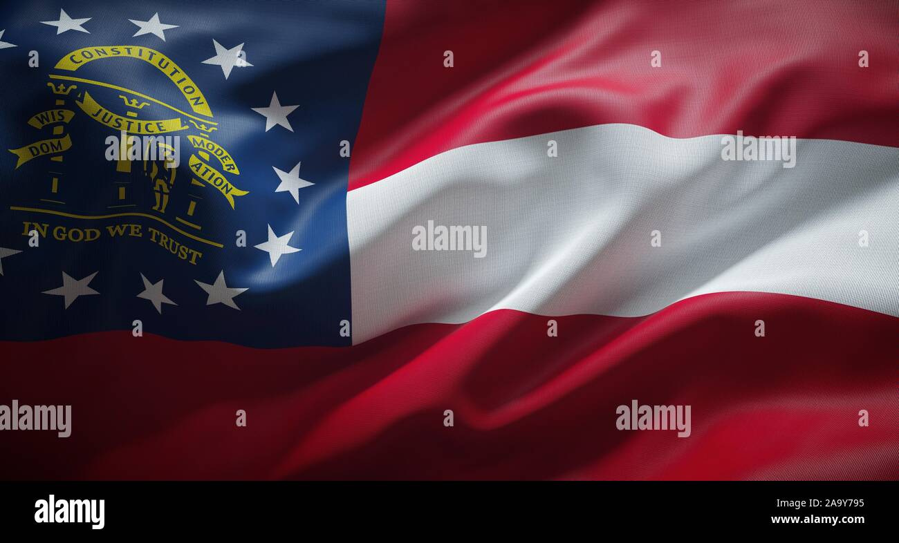 Georgia united states flag hi-res stock photography and images - Alamy