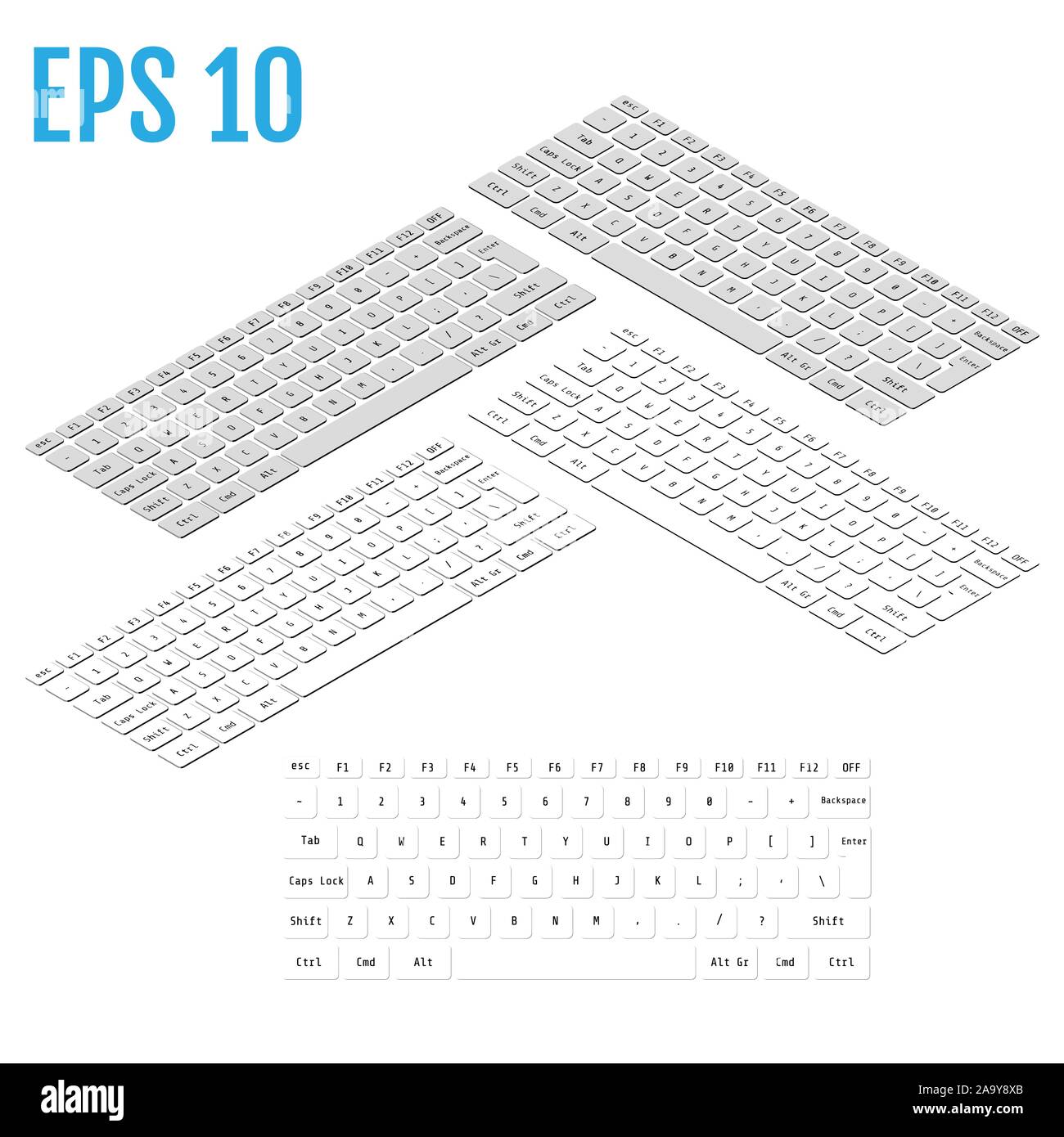 Qwerty Keyboard Layout High Resolution Stock Photography and Images - Alamy