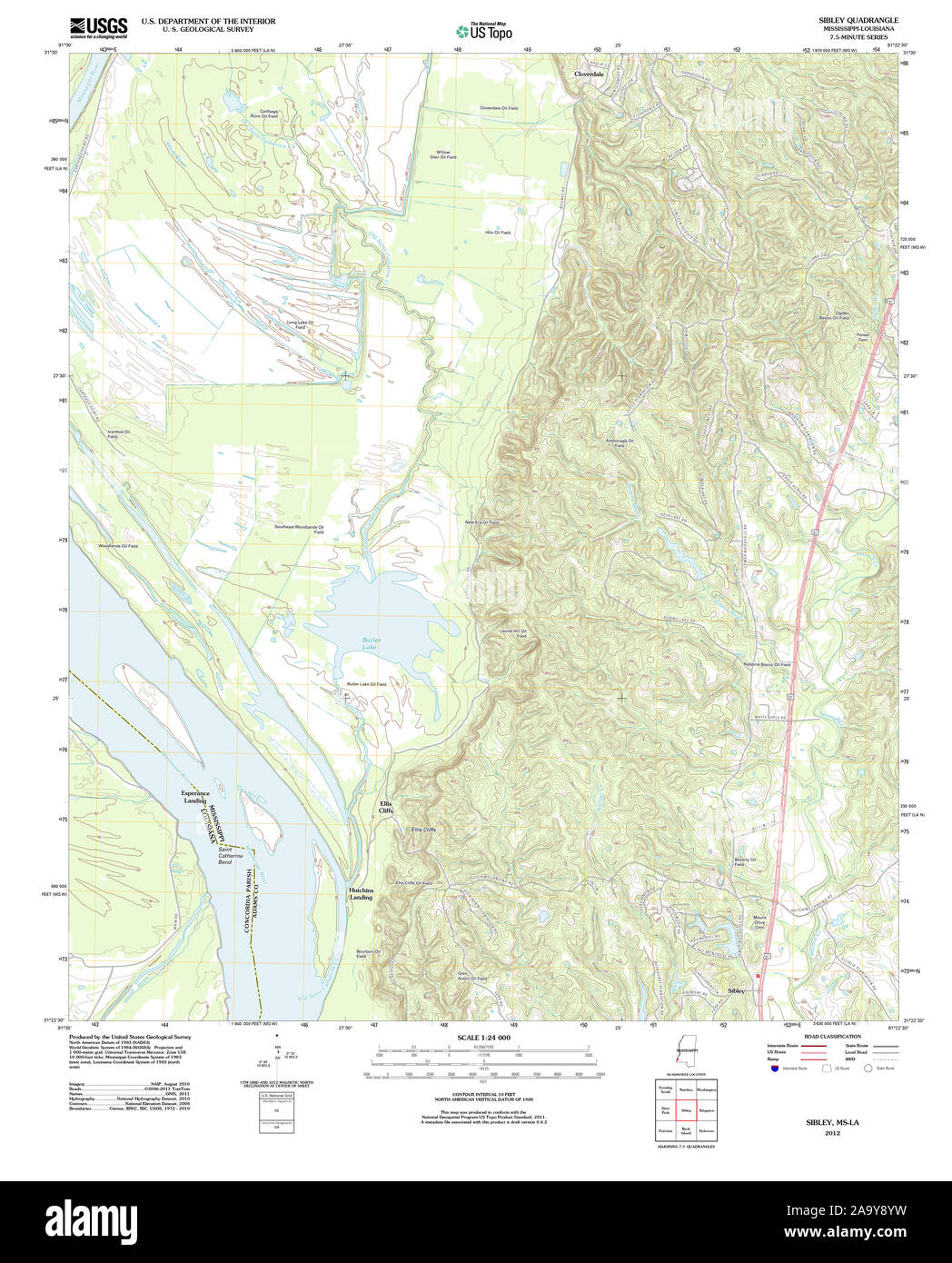 Map of sibley hi-res stock photography and images - Alamy