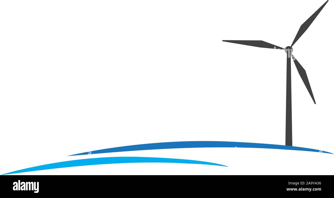 Offshore wind farm company logo vector icon Stock Vector Image & Art ...