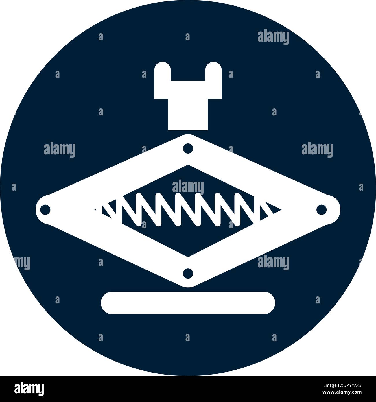 jack mechanic tool flat icon Stock Vector Image & Art - Alamy