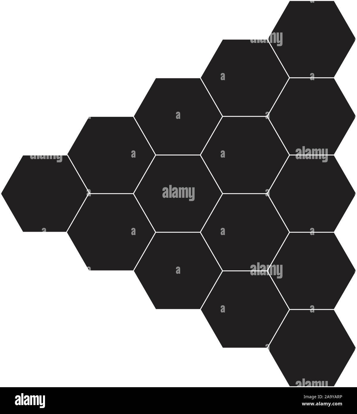 Honey comb icon on white background. flat style. Honey icon for your ...