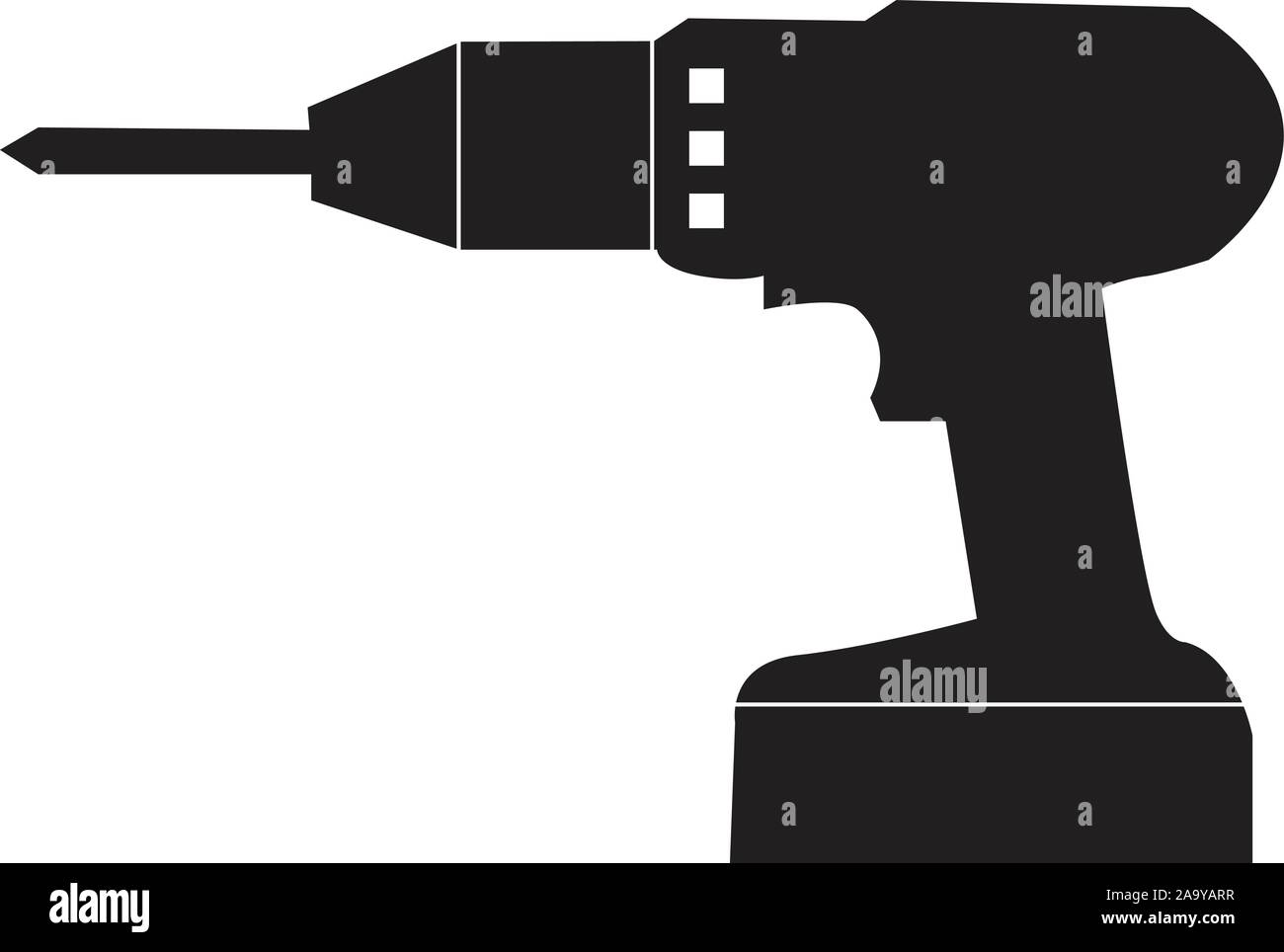 drill icon on white background. flat style. hand drill icon for your ...