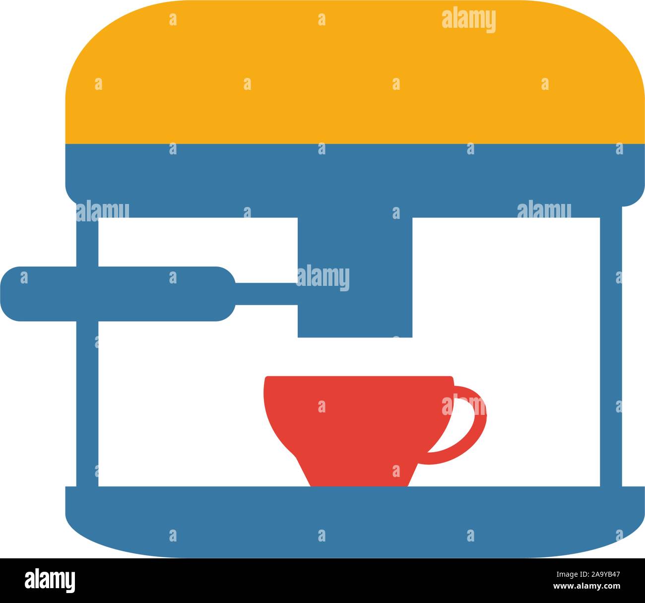 Coffee Machine icon. Simple flat element from coffe shop collection ...