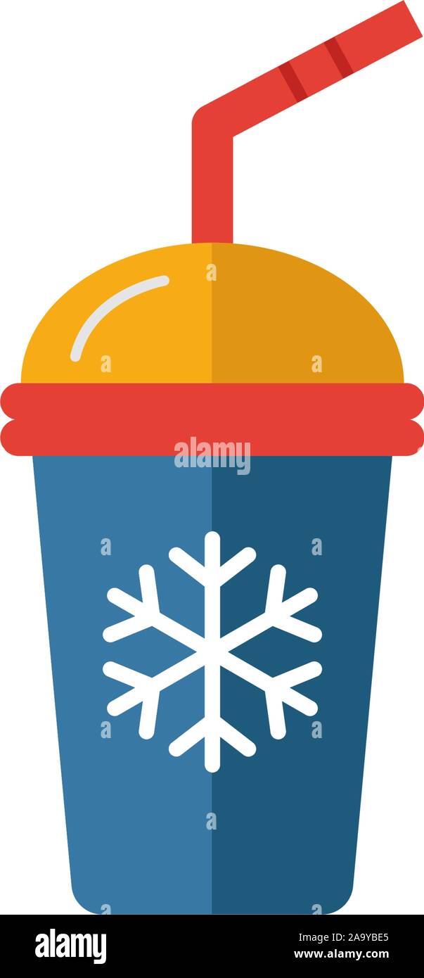 Ice Coffee icon. Simple flat element from coffe shop collection ...