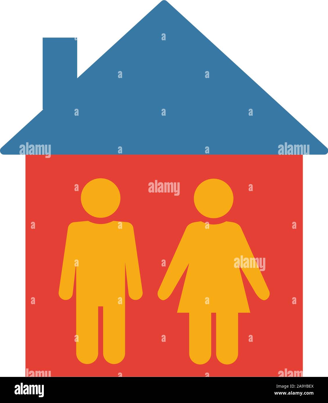 Community Building icon. Simple flat element from collection. Creative ...