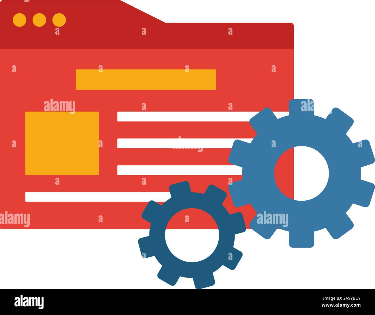 Cms icon. Simple flat element from content collection. Creative cms ...
