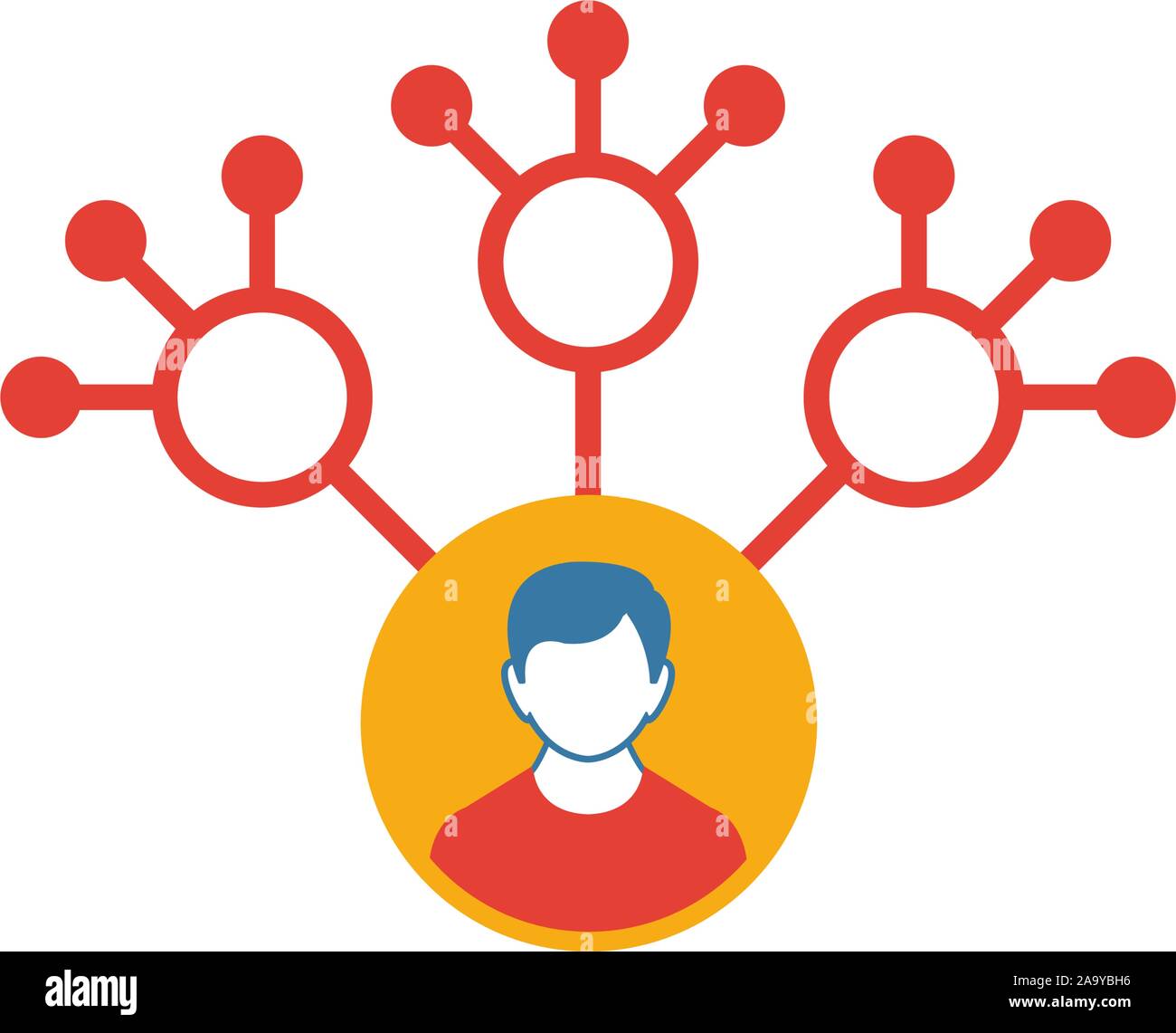 Viral icon. Simple flat element from content collection. Creative viral ...