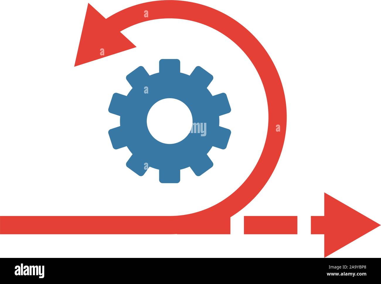 Agile icon. Simple flat element from content collection. Creative agile ...