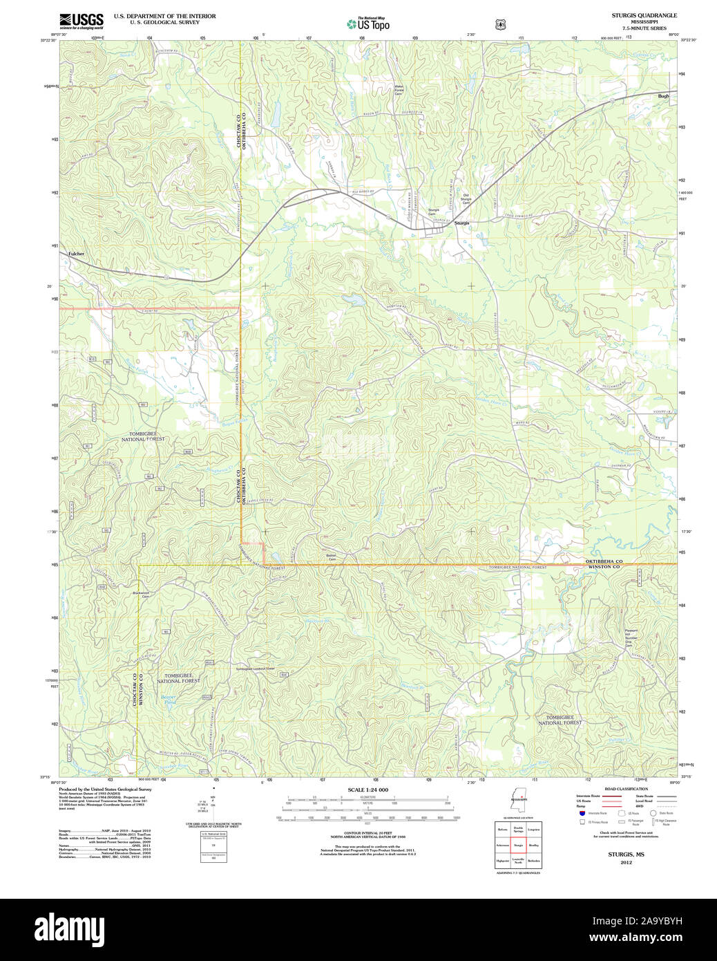 Map Of Sturgis Cut Out Stock Images & Pictures - Alamy