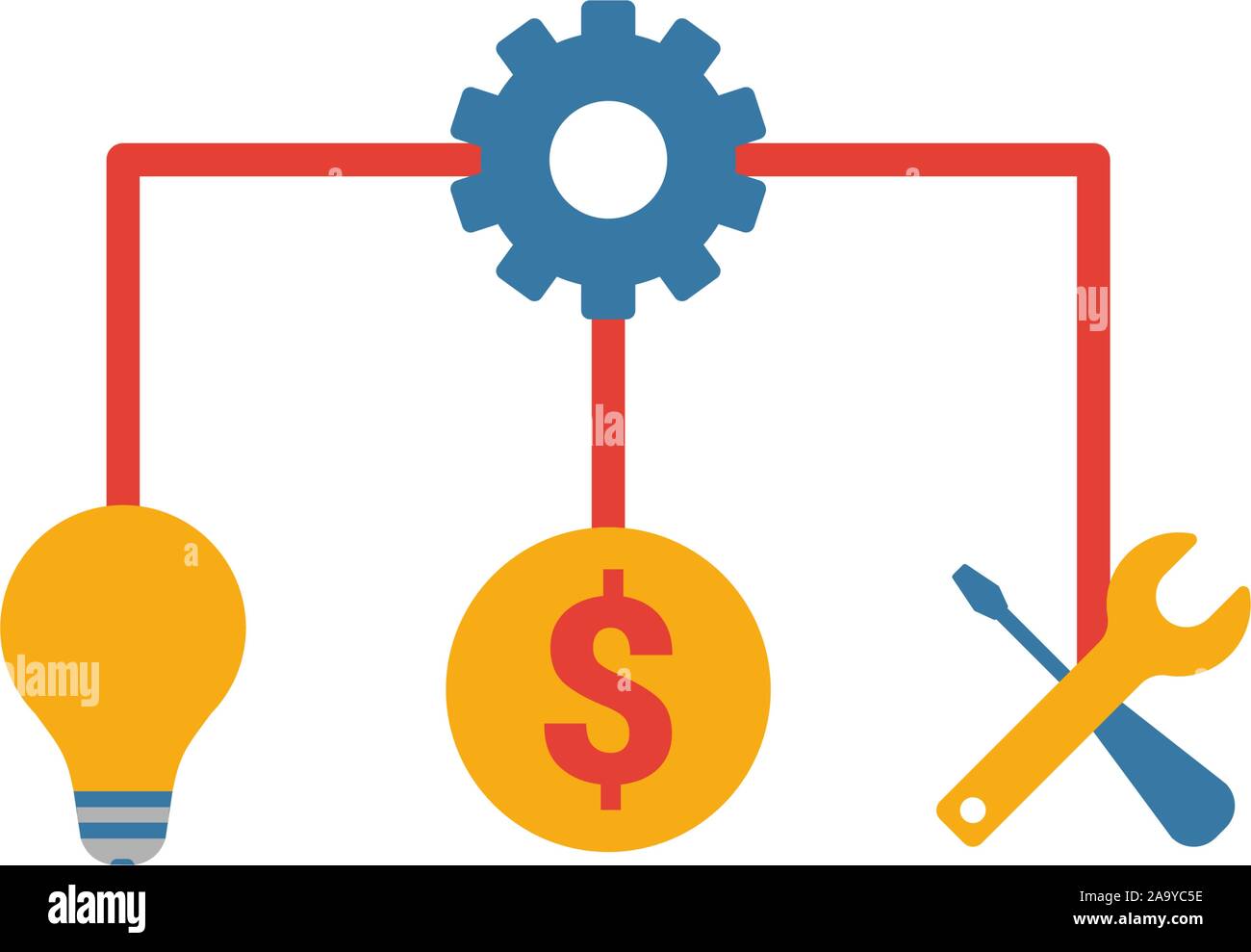 Crowdsourcing icon. Simple flat element from content collection ...