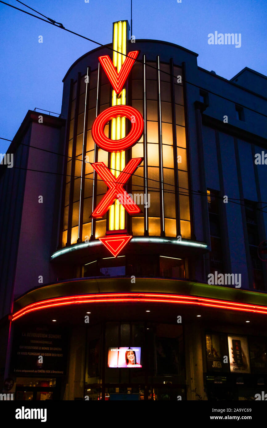 Cinema Vox, Strasbourg, Alsace, France, Europe Stock Photo - Alamy