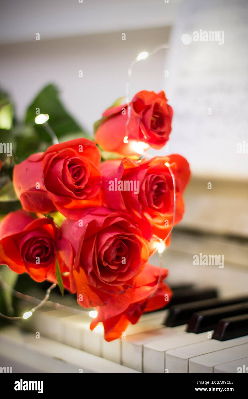 Musical note flower hi-res stock photography and images - Alamy