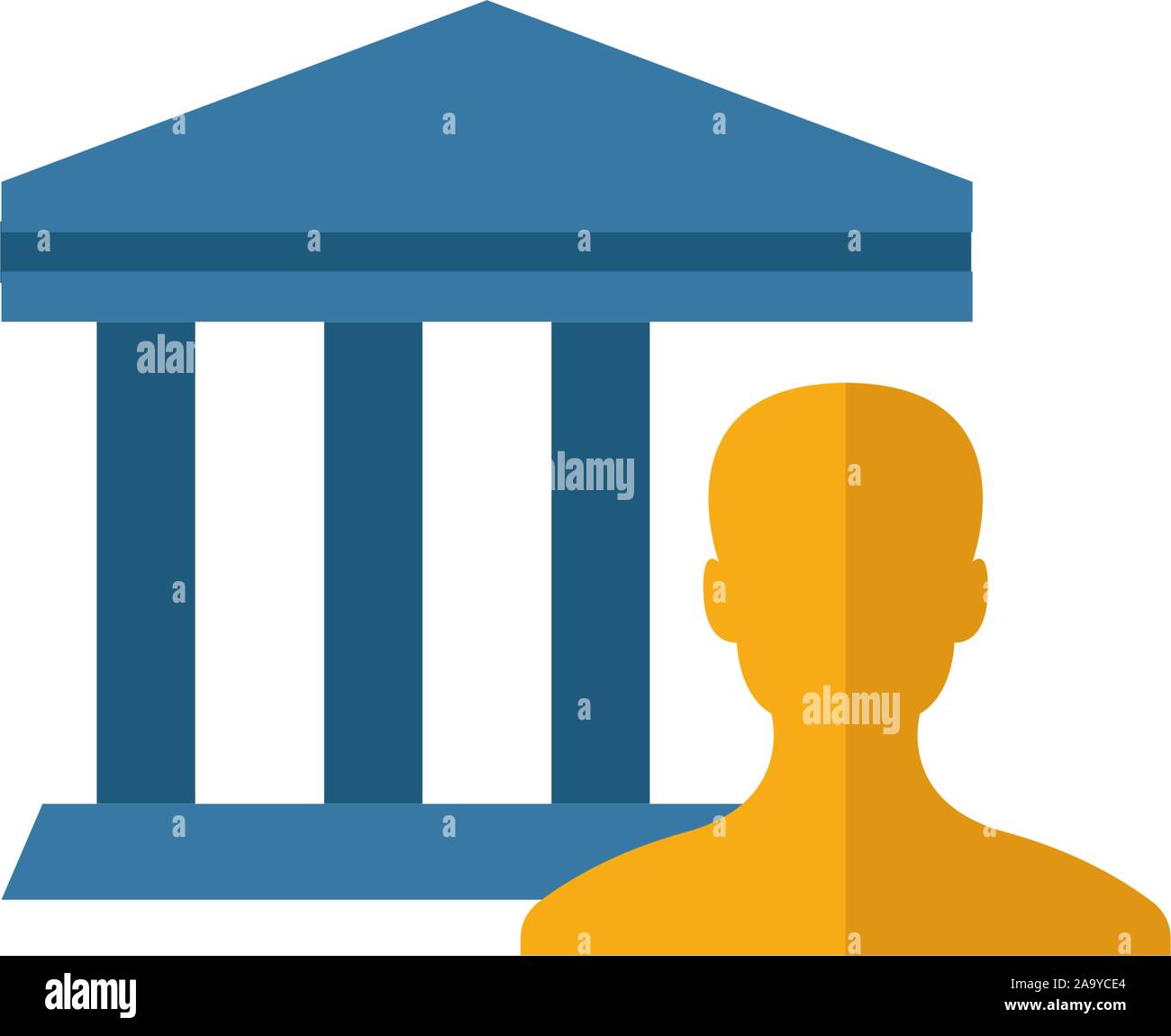 Authority icon. Simple flat element from content collection. Creative ...