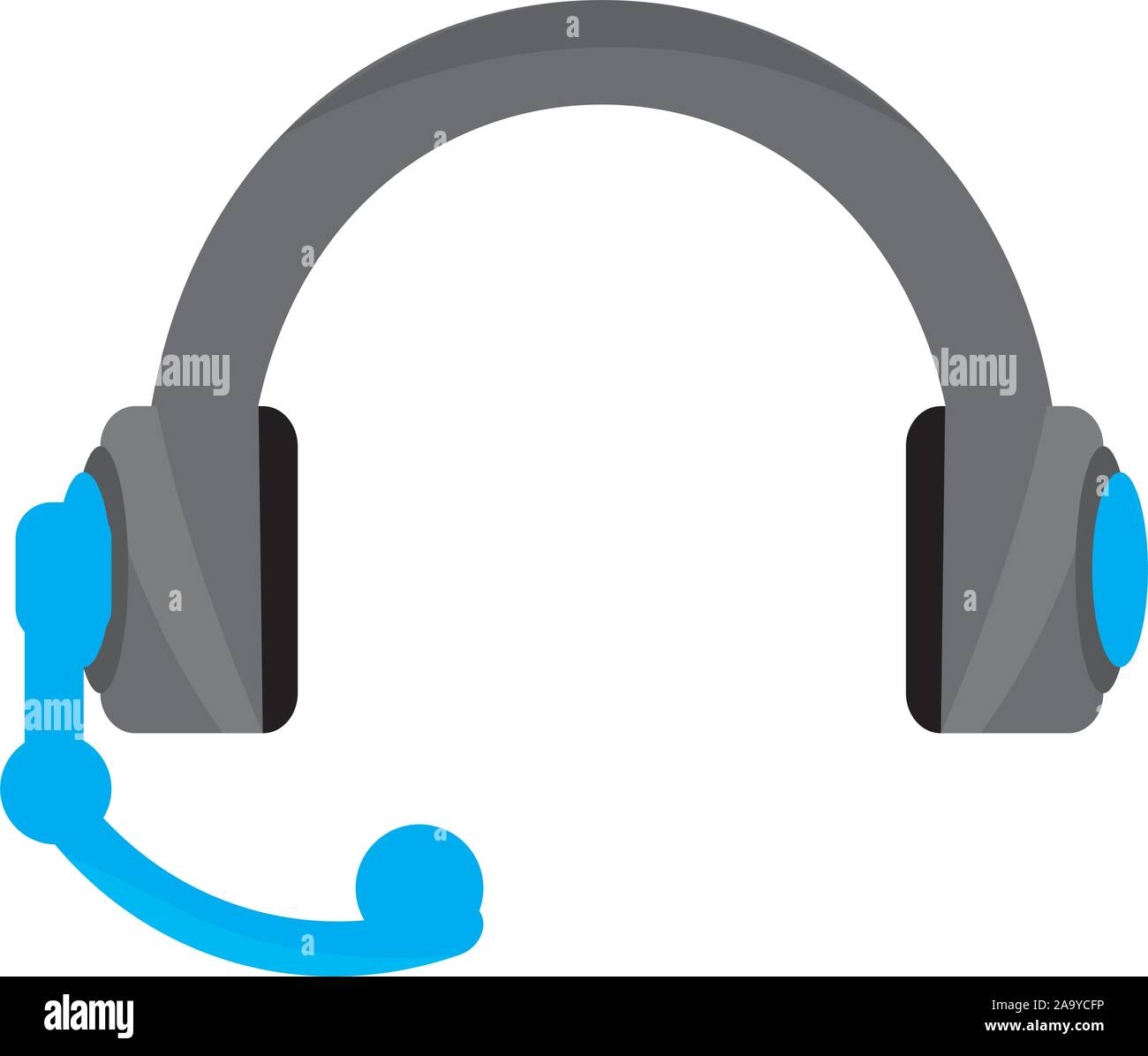 Isolated video game headphones icon - Vector Stock Vector Image & Art ...