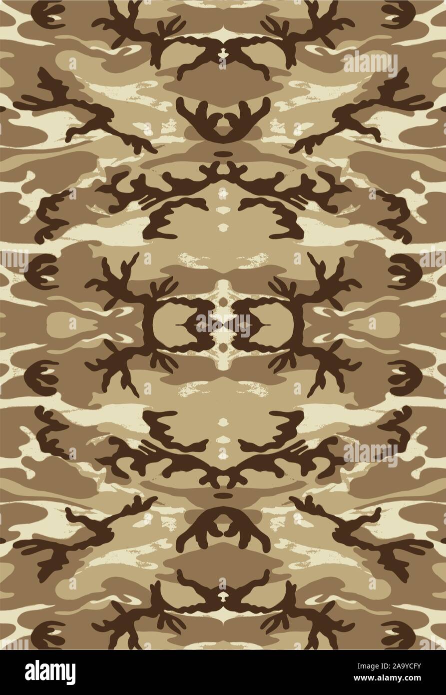 Camouflage seamless pattern, military uniform print for fabric, army ...