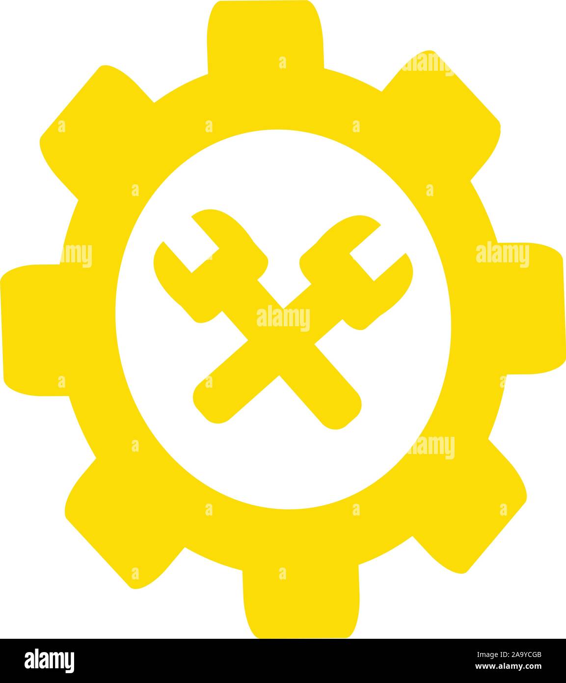 Gear and wrench Stock Vector Images - Alamy