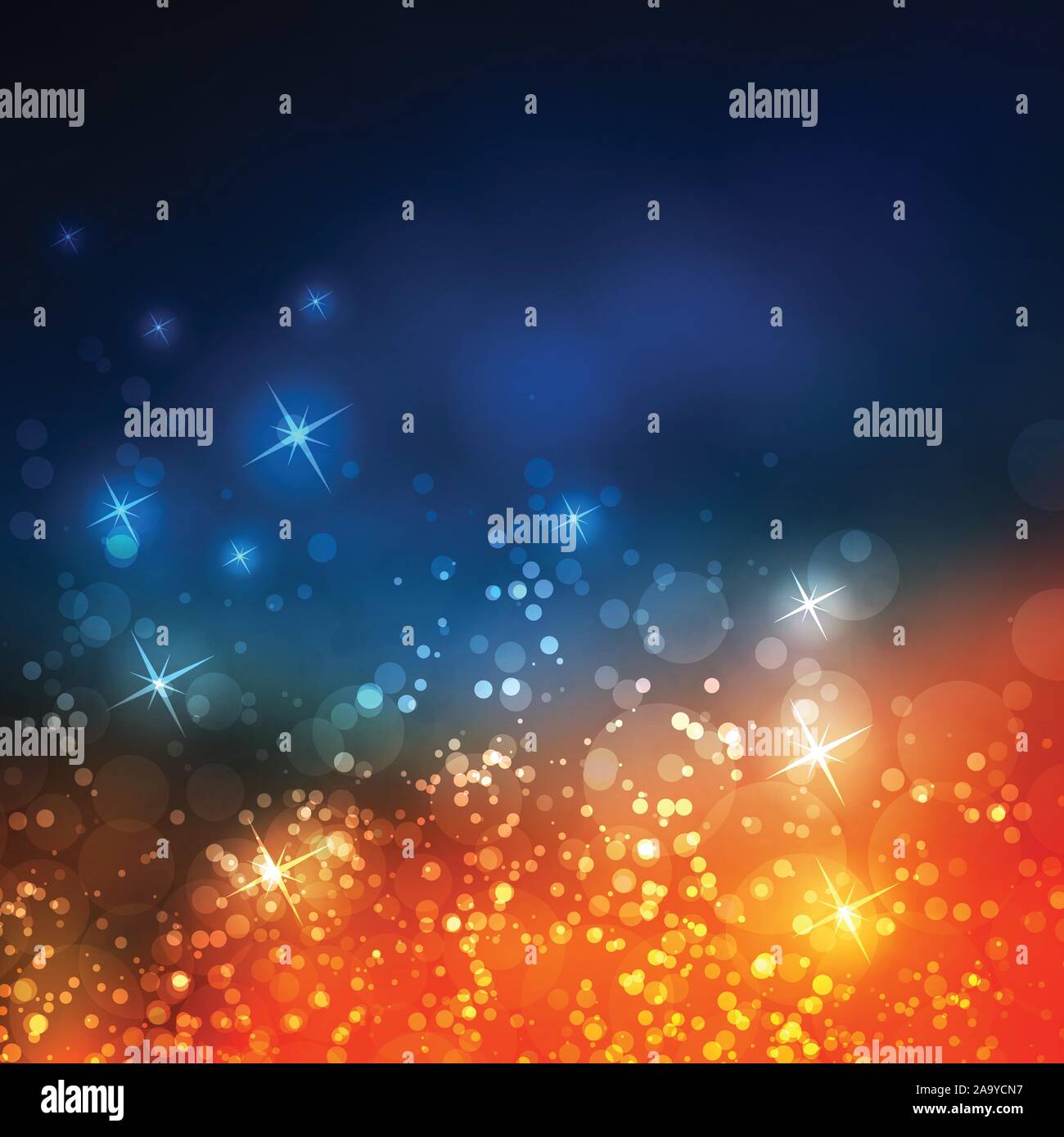 Colorful Sparkling Cover Design Template with Abstract, Blurred ...