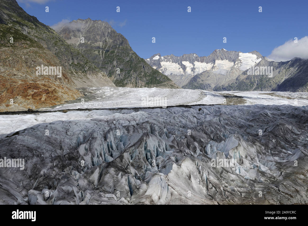 Grosser Aletschgletscher Europa High Resolution Stock Photography and ...