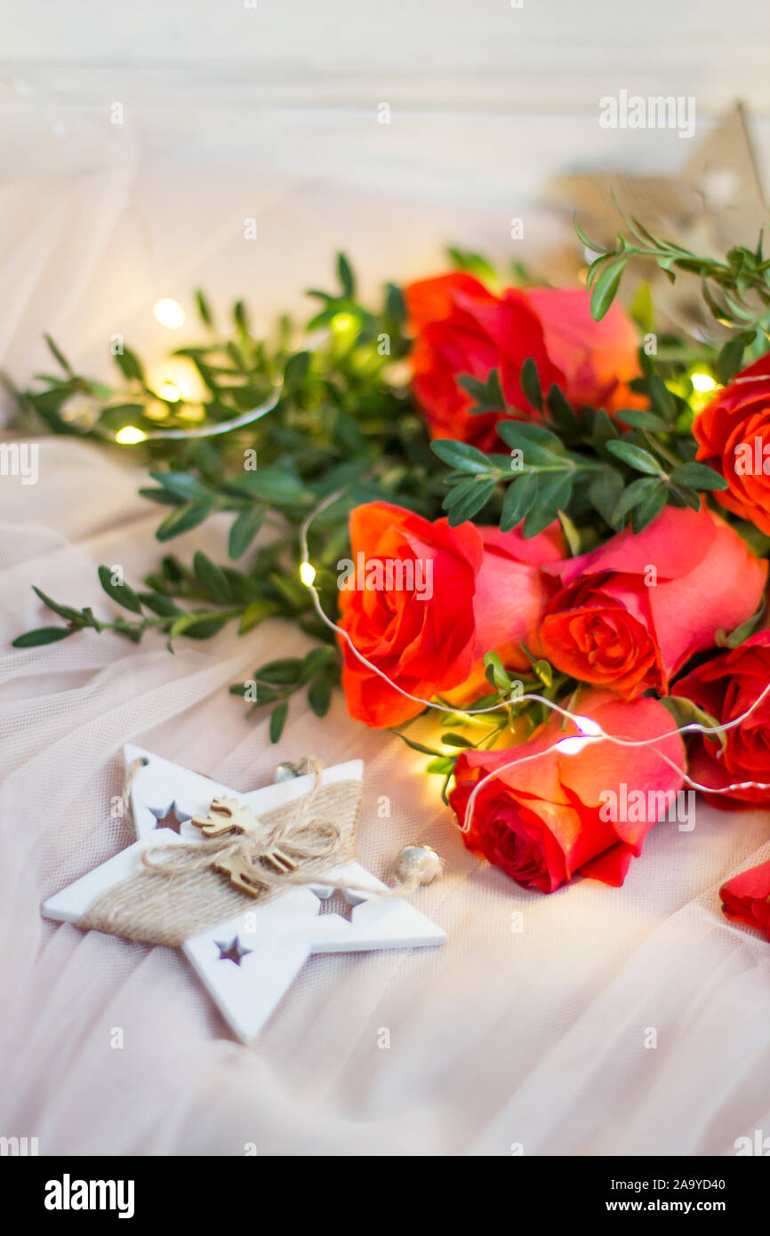 Rose and boxwood hi-res stock photography and images - Alamy