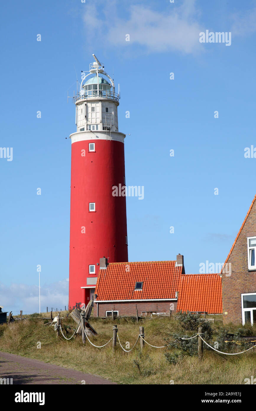 Leuchtturm auf der Insel Texel Stock Photo - Alamy